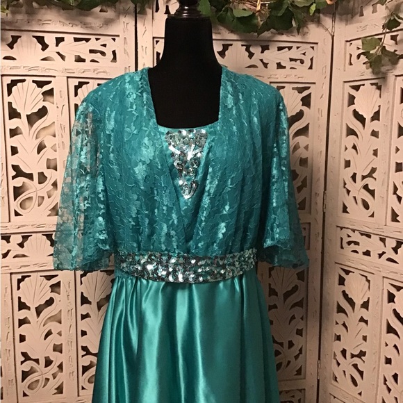 Mike Benet | Dresses | Vintage Mike Benet Amazing Emerald Green Sequins ...